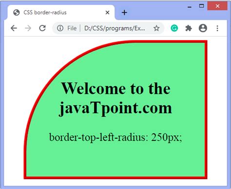 CSS Border Radius Property Online Tutorials Library List Tutoraspire Com