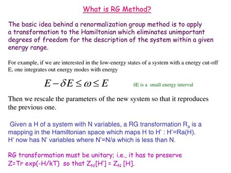 Ppt Density Matrix Renormalization Group Method Powerpoint Presentation Id 892368