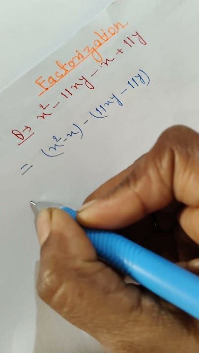 Factorization By Grouping The Terms Class 8 Maths Youtube