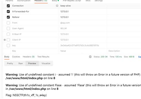 NSS SWPUCTF 新生赛 xff
