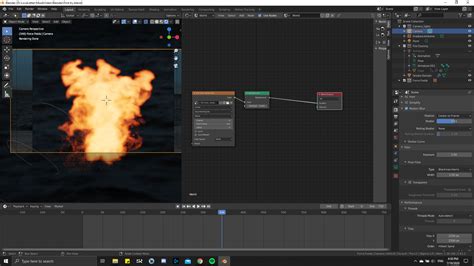 blender 2 83 fire simulation and compositing help compositing and