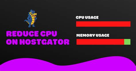 How To Reduce Cpu Usage On Hostgator Bandwidth Limits