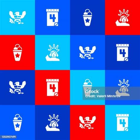 세트 독수리 날짜와 달력 7 월 4 와플 콘과 자유의 여신상 아이콘의 아이스크림 벡터 0명에 대한 스톡 벡터 아트 및 기타 이미지 0명 4 7월 4일 Istock