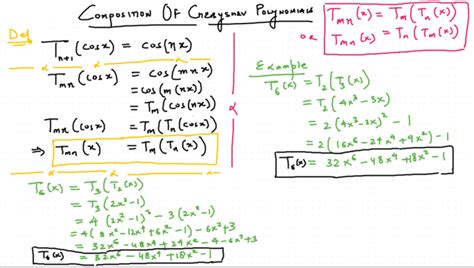 Chebyshev Polynomials Sumants 1 Page Of Math