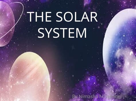 The Solar Systempptx By Me To Uuuuuuuuu Ppt