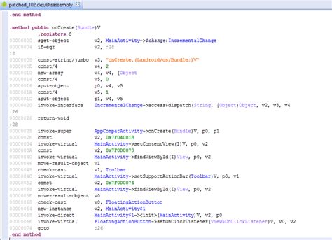 How To Repair A Dex File In Which Some Key Methods Are Erased With Nops