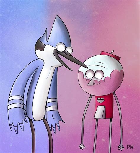 Mordecai And Benson By Psyhicnik On Deviantart Regular Show Cartoon Networ Benson Regular Show