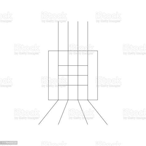 3d 원근 선 또는 그리드 흰색 배경에 격리된 벡터 그림입니다 0명에 대한 스톡 벡터 아트 및 기타 이미지 0명 건축 그래프 Istock