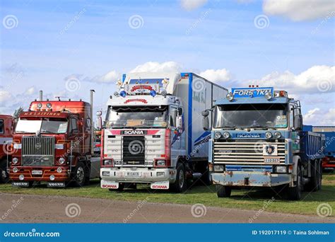 Classic Scania Fire Truck On The Road Editorial Photo Cartoondealer