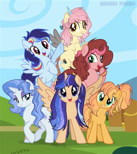 Mlpfia Mane Six By Brush Prism On Deviantart