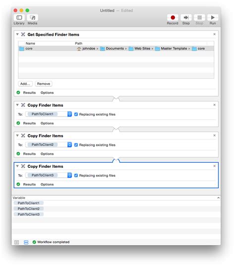 Macos Use Automator To Copy Single Folder To Multiple Locations Ask Different