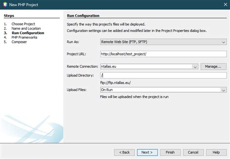 Apache NetBeans FTP Server GIT Repository PHP Project Ntallas Michael