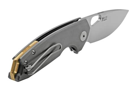 Giantmouse Ace Tribeca Tri Ti Satin Magnacut Titanium Pocket Knife Advantageously Shopping