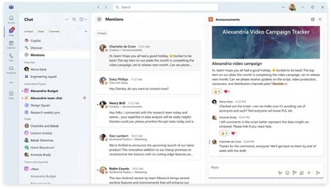 مایکروسافت تغییرات بنیادینی در پیام‌رسان تیمز ایجاد کرد؛ پشتیبانی از رشته‌های مکالمه، ادغام چت