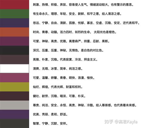 你知道吗？不同的衣服颜色代表着不同的寓意 知乎