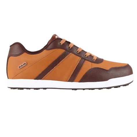 Ram Golf Fx Comfort Mens Waterproof Golf Shoes Brown Uk