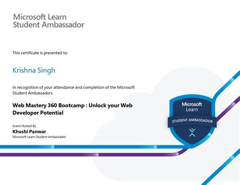 Krishna Singh On Linkedin Microsoftlearnambassador Webmastery360