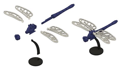 Voronoi Dragonfly By Soozafone Download Free Stl Model