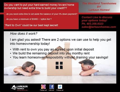 Cory Kaun On Linkedin You Looking For A New Home But Need Some Time To Save We Are Here To