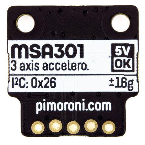 Msa301 3dof Motion Sensor Breakout Pishopca