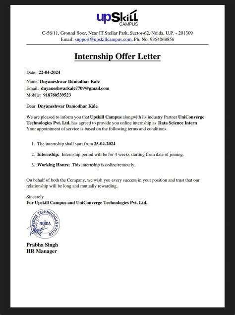 Upskillcampus Uniconvergetechnologies Datascience Python