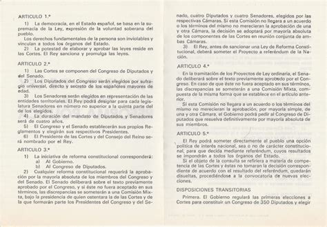 Sobre Certificado Censal Y Papeletas Del Referéndum Para La Reforma