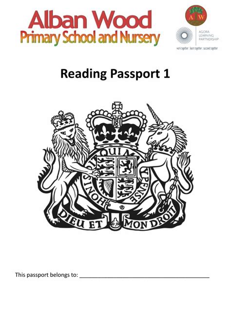 Pdf Reading Passport 1 Booklet Alban Wood Primary Albanwoodherts Pdf Reading Passport 1 Booklet Alban Wood Primary Albanwoodherts