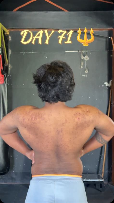 darshan dachu 100 days transformation series day 60 🔥 🔥 follow for more updates and workout