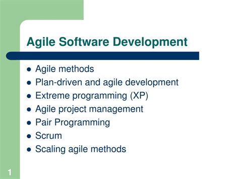 ppt agile software development powerpoint presentation free download id 626707