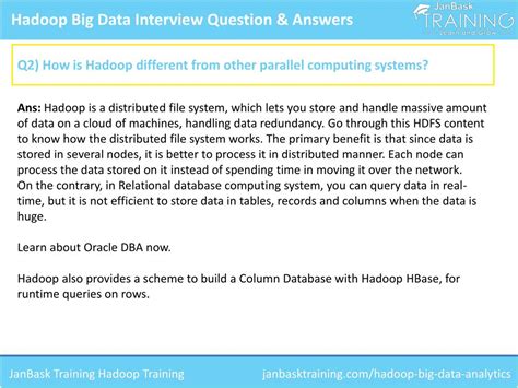 Ppt Top Hadoop Big Data Interview Questions And Answers For Fresher