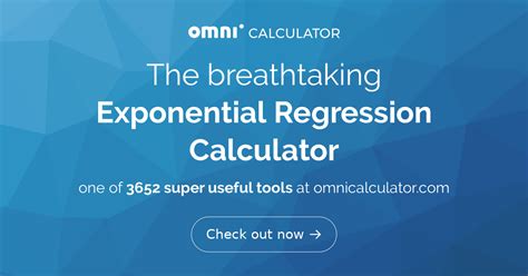 Exponential Regression Calculator