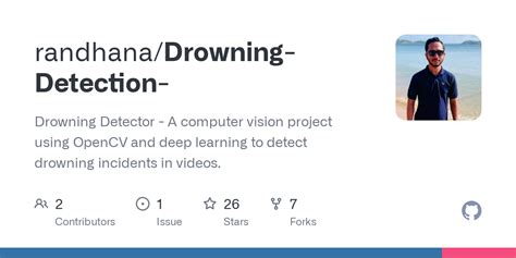 Github Randhana Drowning Detection Drowning Detector A Computer