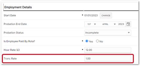 Wfm Uk Tronc Assigning Tronc Rates To Employees Fourth