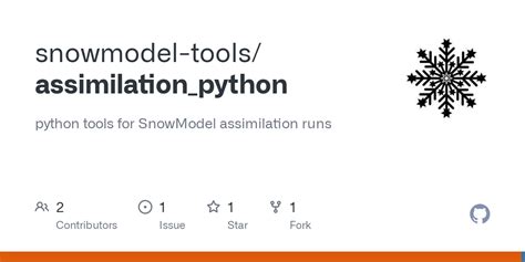 GitHub Snowmodel Tools Assimilation Python Python Tools For