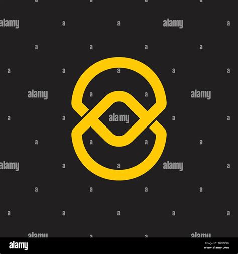 Linked Circle Object Chain Logo Vector Stock Vector Image And Art Alamy