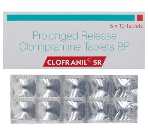 Buy Anafranil 75mg Tablets Online Generic Clomipramine 75mg Tablet