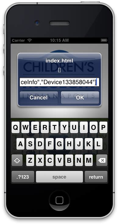 Iphone Phonegap Ios 61 Shows Weird Alert On Launch And Hangs At Load Screen Stack Overflow