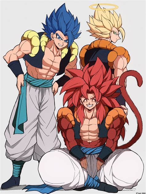 Gogeta Dragon Ball And 3 More Drawn By Tsuki0960 Danbooru