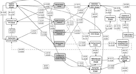 Refined Path Model With 18 Variables And 37 Paths Shaded Boxes Are Download Scientific Diagram