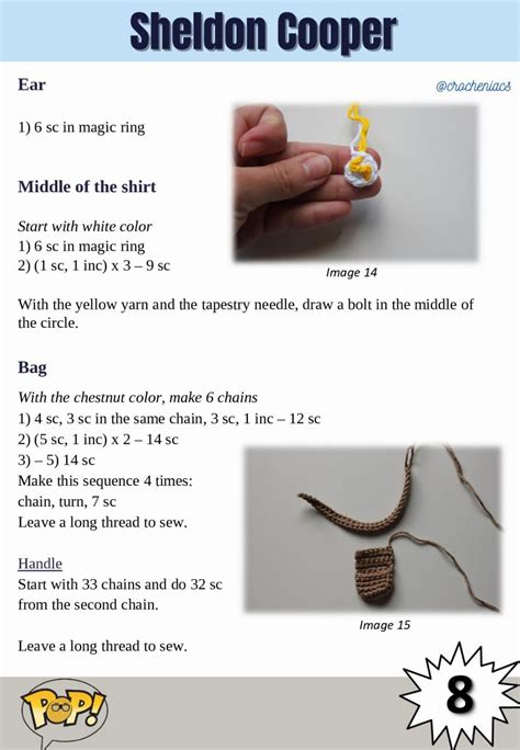Sheldon Cooper Doll Crochet Pattern