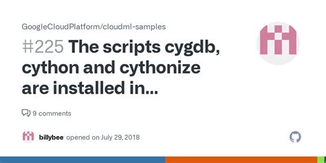 The Scripts Cygdb Cython And Cythonize Are Installed In Rootlocalbin Which Is Not On Path