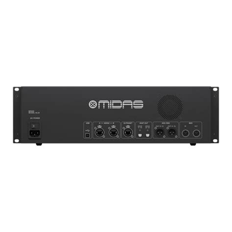 Midas DL32 32 Input 16 Output Stage Box With 32 Midas Microphone Preamplifiers ULTRANET And