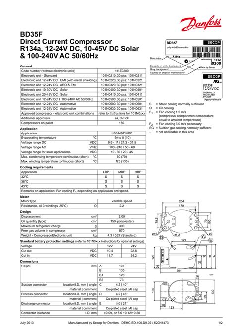 Danfoss 12 Volt Compressor Wiring Diagram Wiring Diagram
