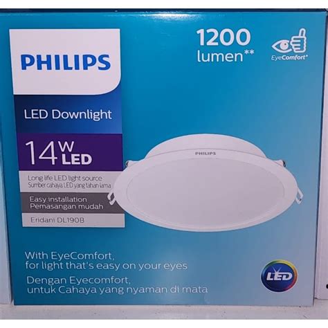 Jual Lampu Led Downlight Philips Dl B Eridani Watt Philips Eridani W Shopee Indonesia