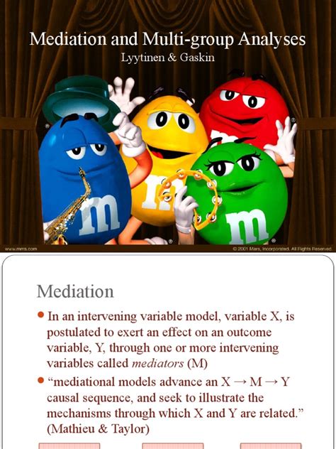 Mediation And Multi Group Moderation Pdf Statistics Validity Statistics