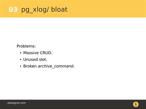 Troubleshooting Postgresql Streaming Replication Ppt