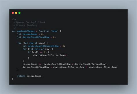 Leetcode Challenge Number Of Laser Beams In Banking Hasna Hena Mow Posted On The Topic Linkedin