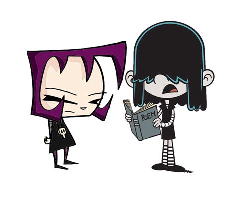 Gaz And Lucy Loud By Peanutslegotoons On Deviantart