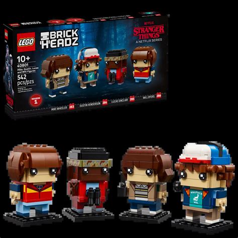 Lego Brickheadz 40801 Stranger Things Mike Dustin Lucas And Will