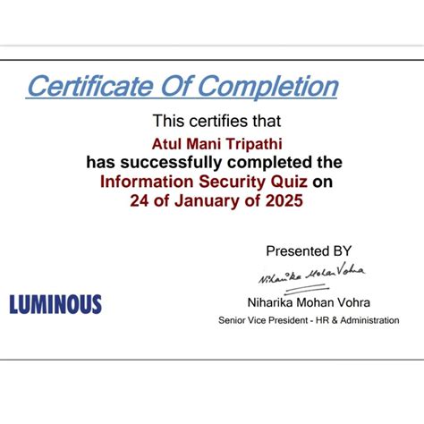 Atul Mani Tripathi On Linkedin Informationsecurity Cybersecurity